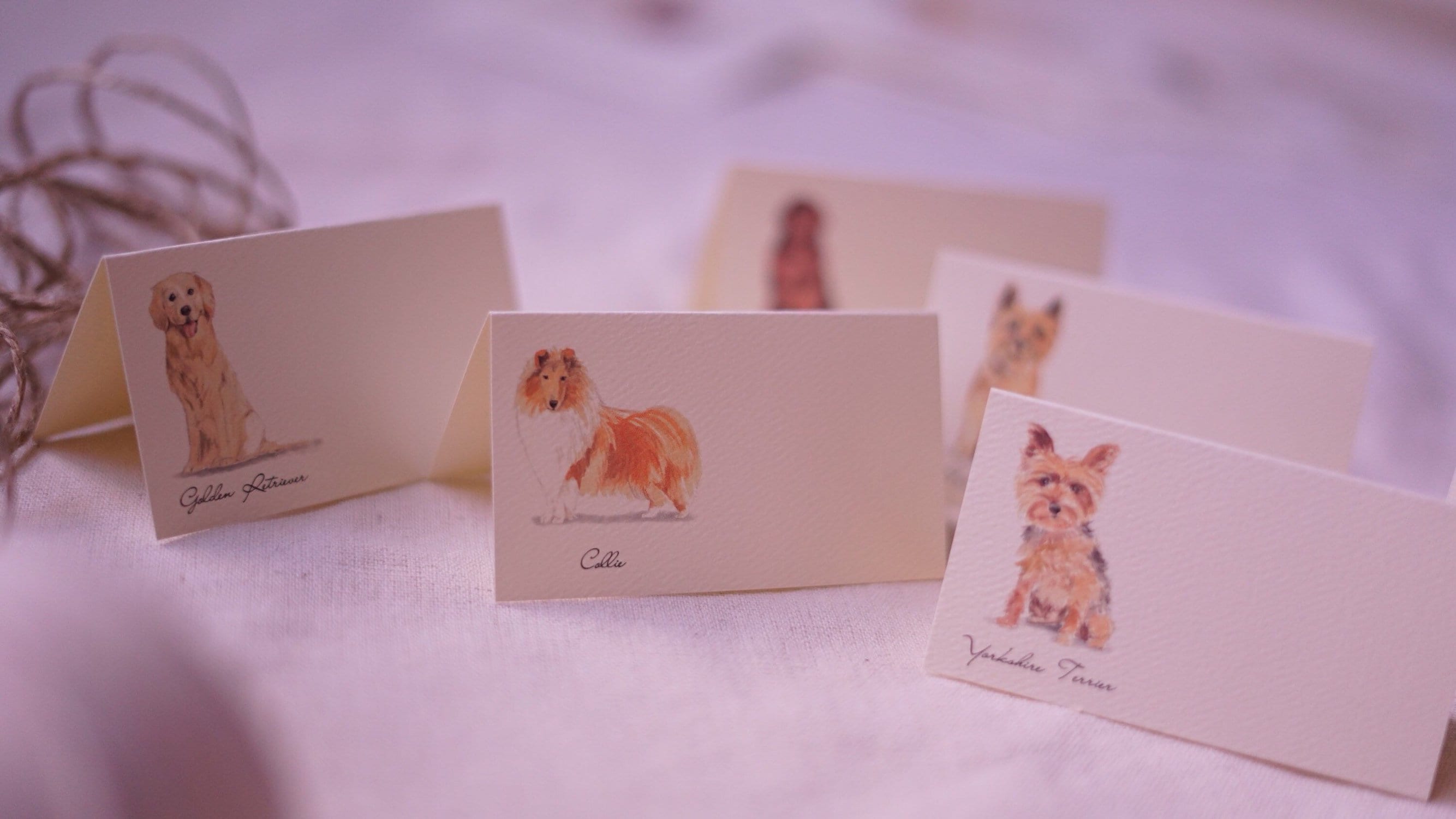 Dog Table Place Cards Dog Table Name Cards Pet Place Cards - Etsy