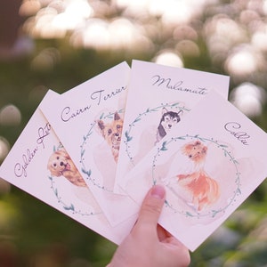 Printable DIY or Printed - 16 Dogs Table Sign - Dogs Table Number - Pet ...