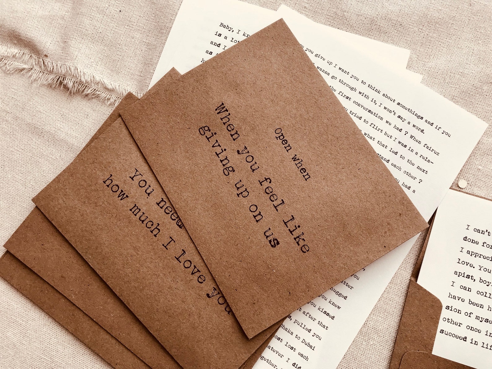 Custom Letters for Long Distance Relationship Open When - Etsy