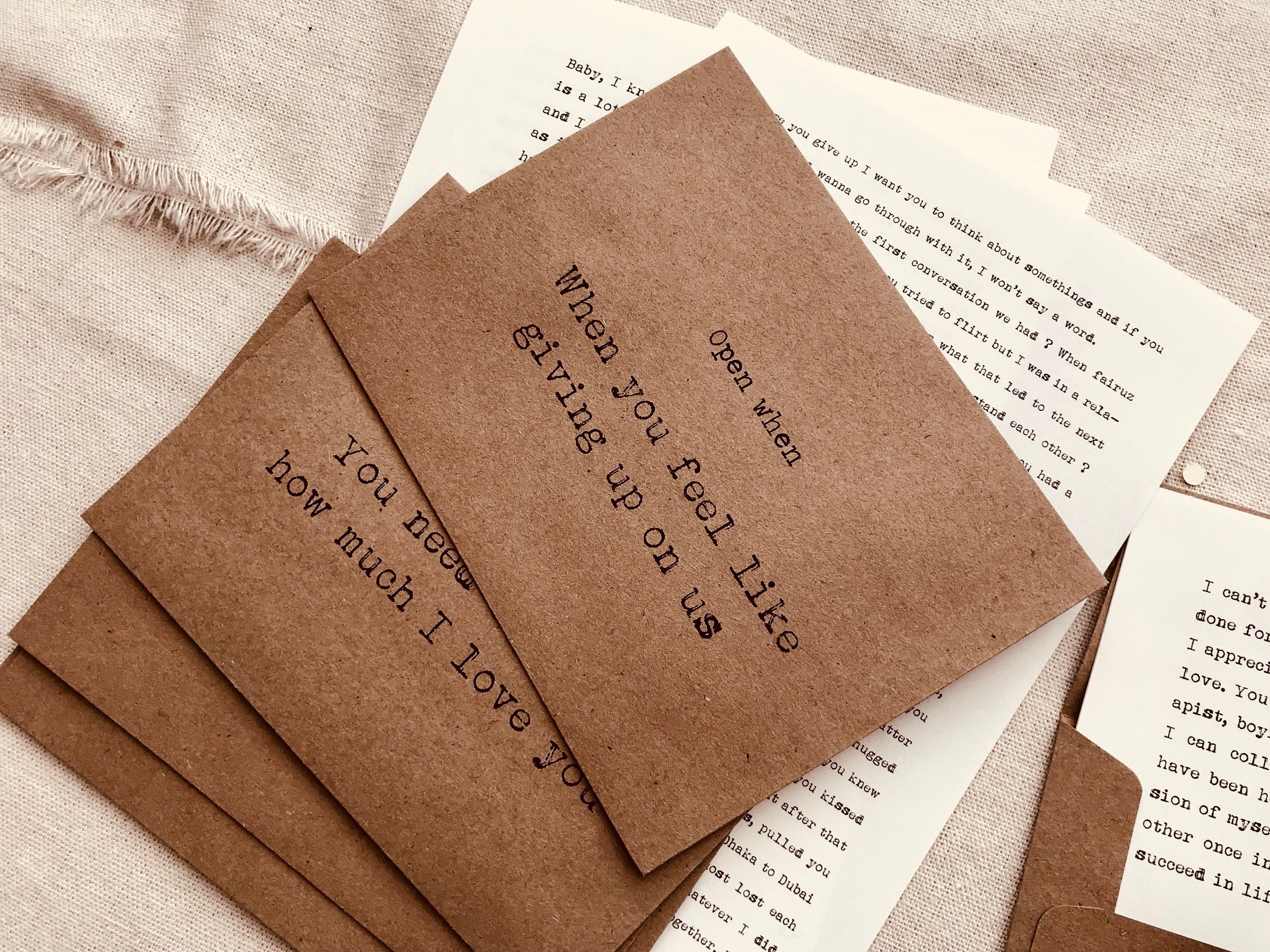 Custom Letters for Long Distance Relationship Open When - Etsy