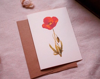 Set of 6 Variety Indoor Plant Blank Note Cards Greenery Card | Etsy