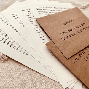 Custom Letters for Long Distance Relationship - Open When Envelopes ...