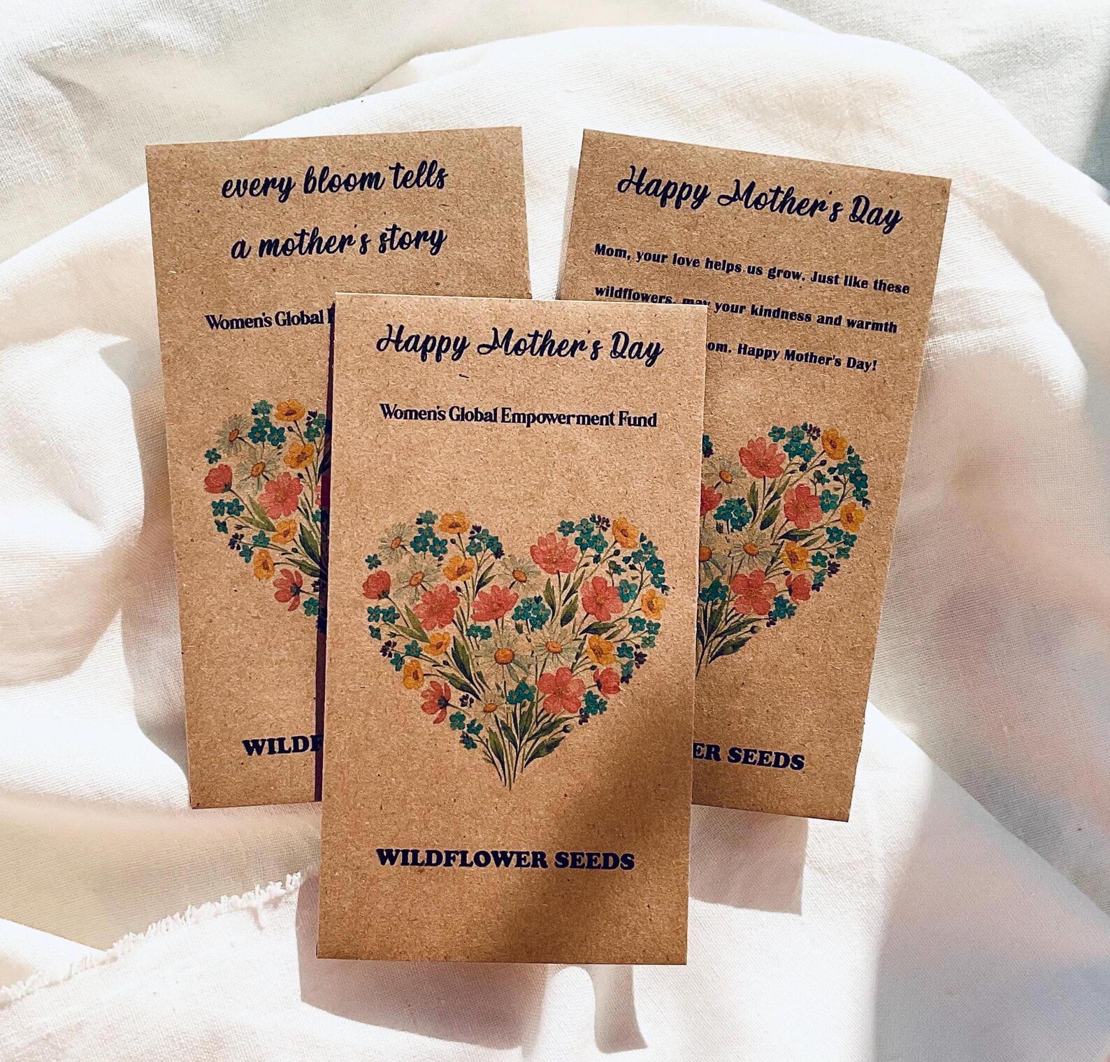 Custom Bulk Mother's Day Favors - Seeds Packets Favors -sustainable ...