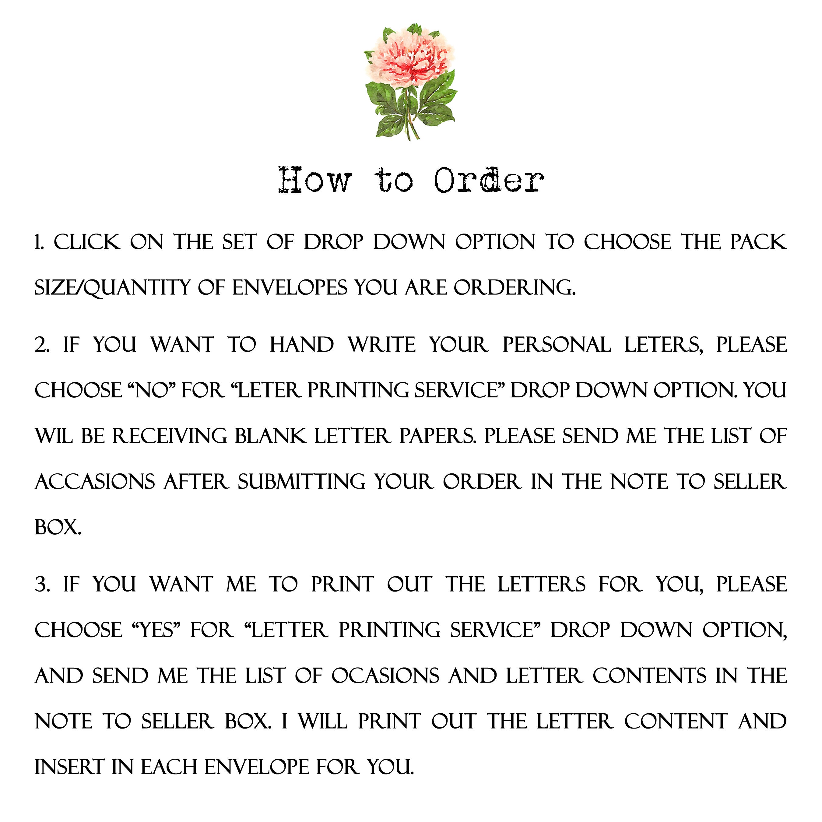 Custom Letters for Long Distance Relationship Open When - Etsy UK