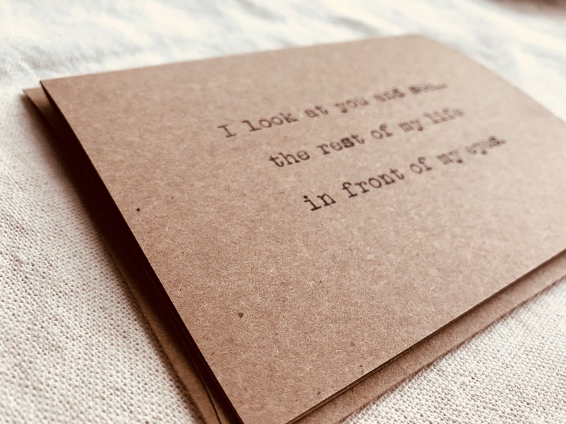 Rustic Valentine Card Rustic wedding day card Rustic Love | Etsy