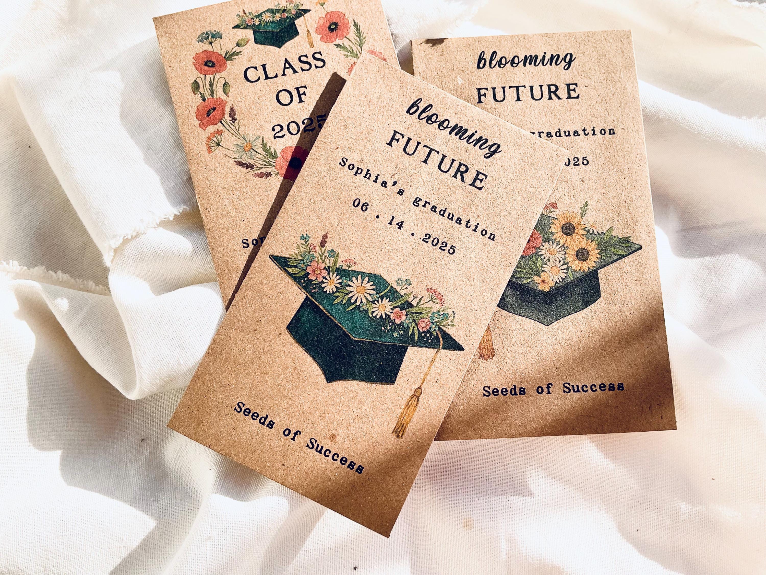 Graduation Seed Packets/graduation Party Favors for Guests/blooming ...