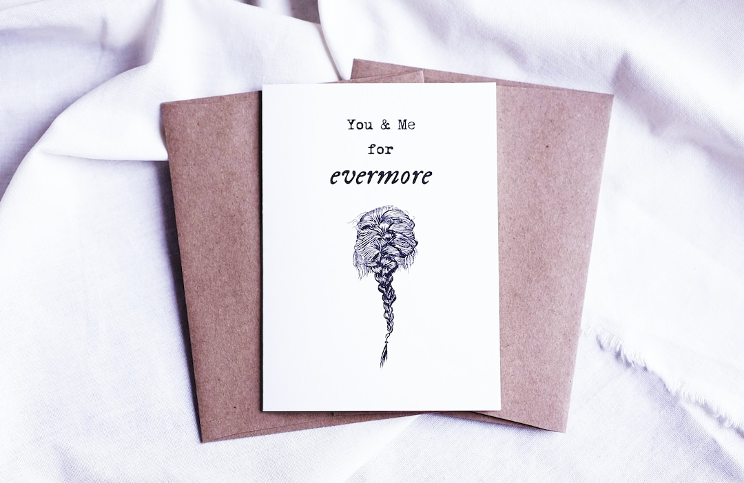 Taylor Swift Evermore Greeting Card Folklore Evermore Punny Just ...