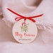 Personalized Mini Christmas Gift Tags Mini Mistletoe Gift Tag Holiday ...