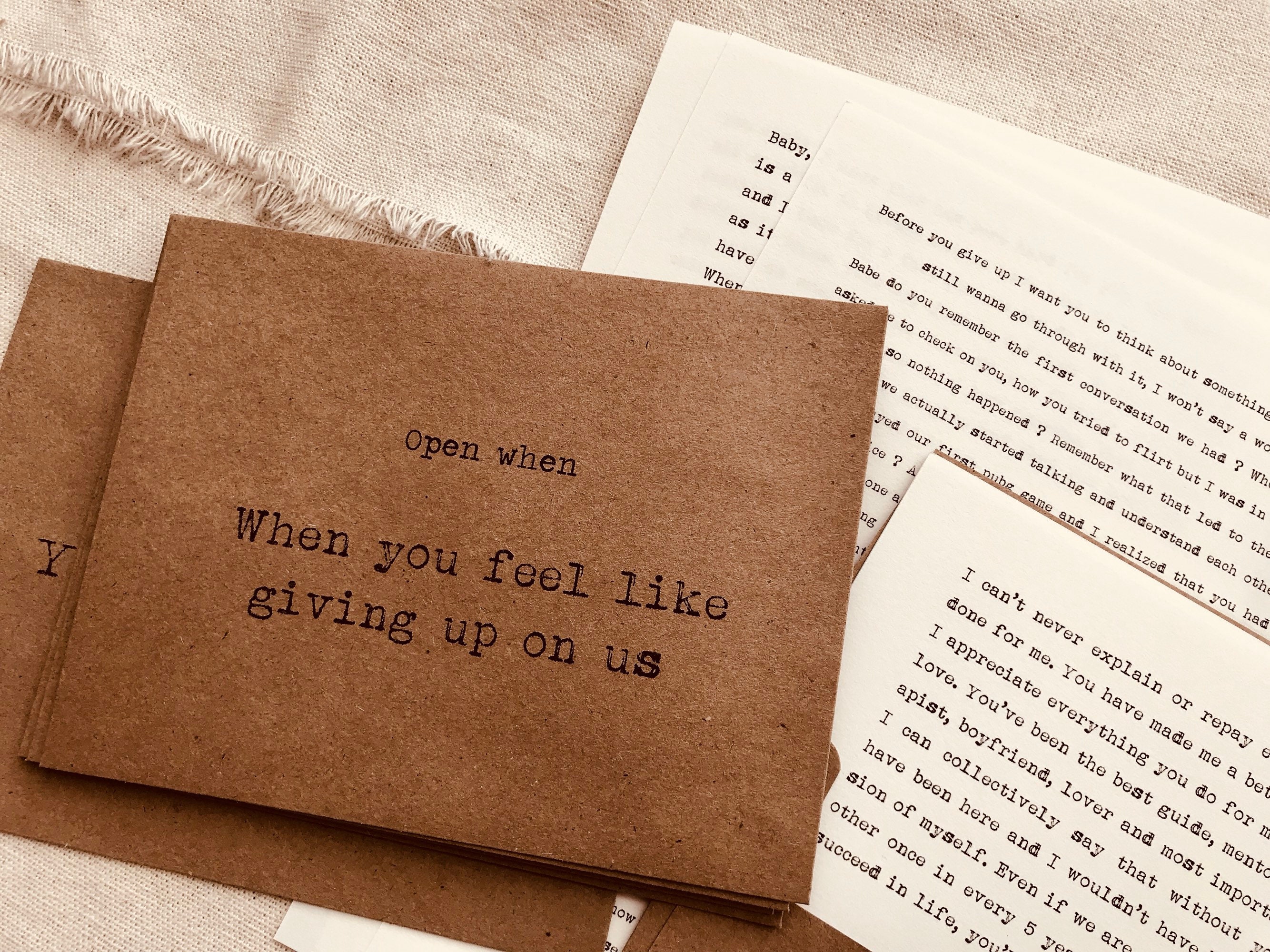 Custom Letters for Long Distance Relationship Open When - Etsy UK