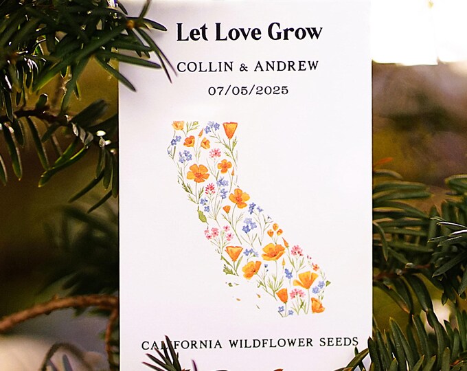 California Wildflower Seed Mix, Native Plants for Pollinators, Easy to ...
