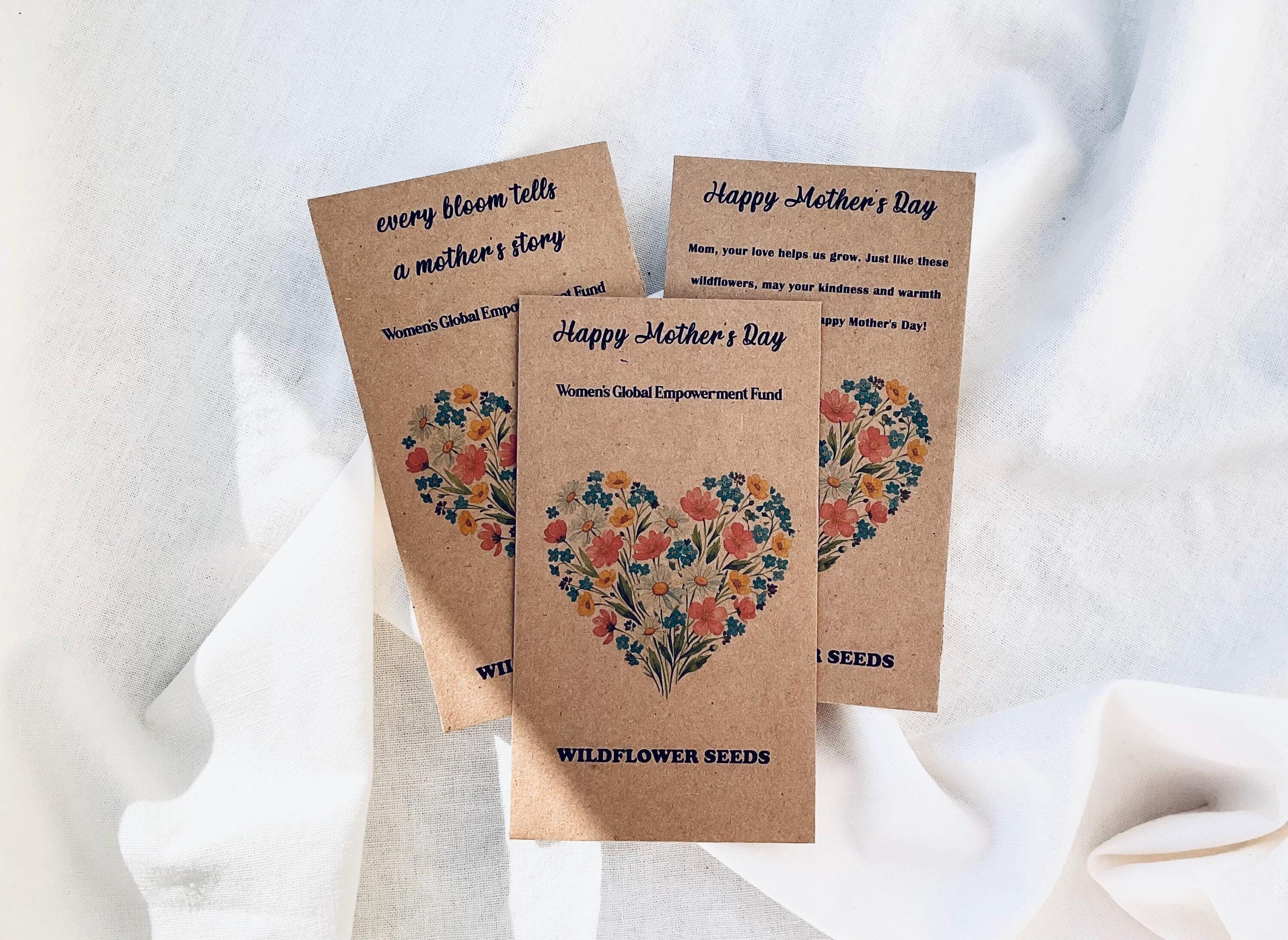 Custom Bulk Mother's Day Favors - Seeds Packets Favors -sustainable ...