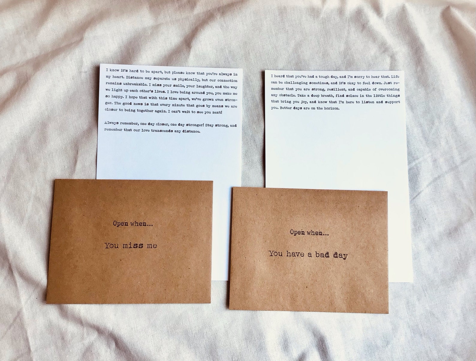 Long Distance Relationship "love Across Miles" Gift Box Open When ...