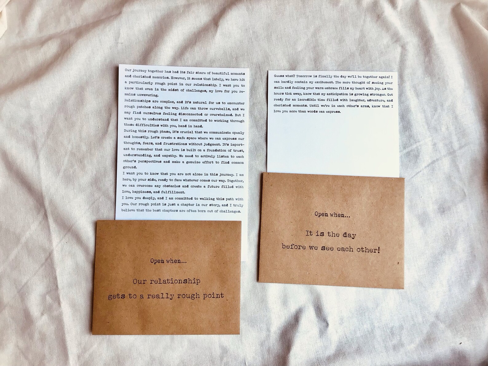 Long Distance Relationship "love Across Miles" Gift Box Open When ...
