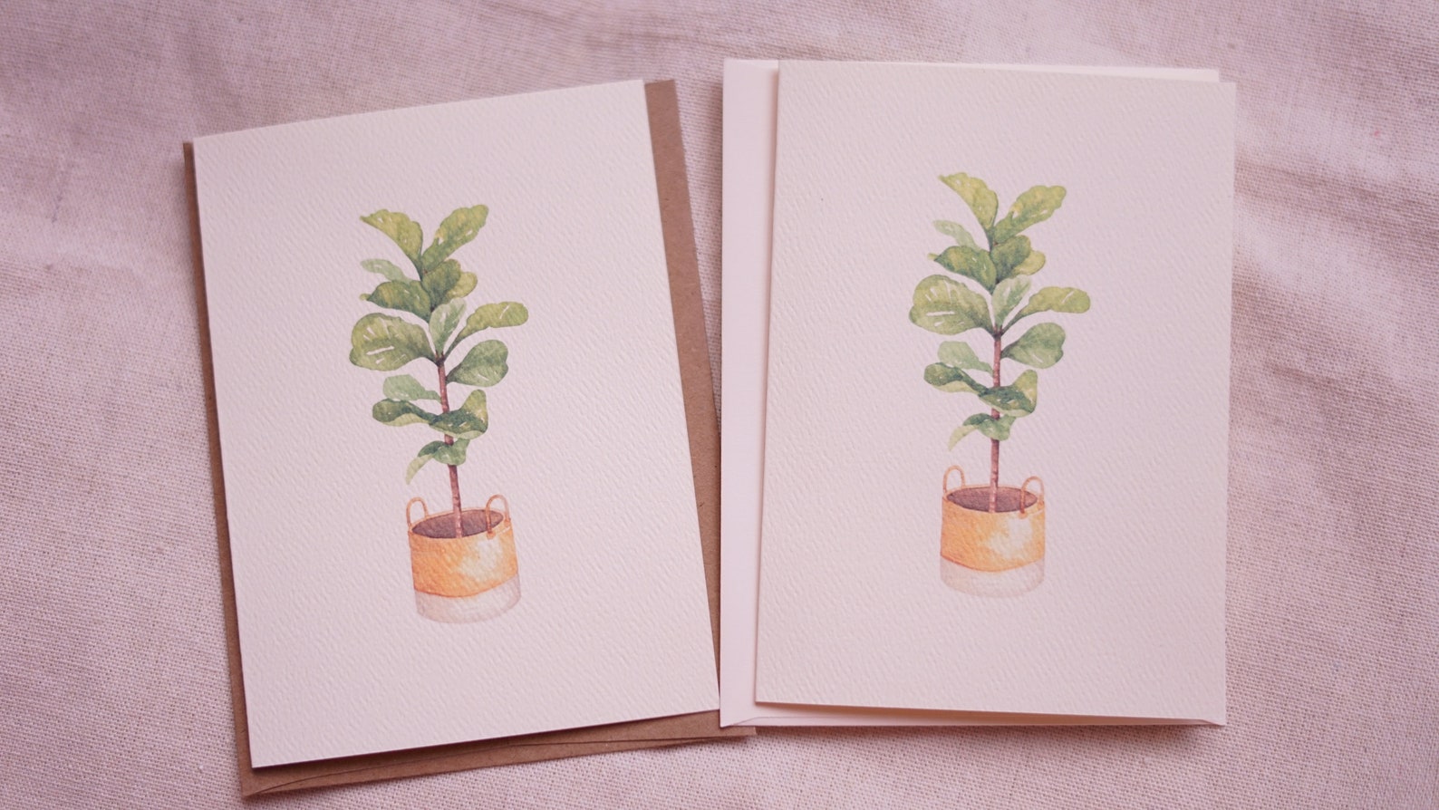Set of 6 Variety Indoor Plant Blank Note Cards Greenery Card - Etsy