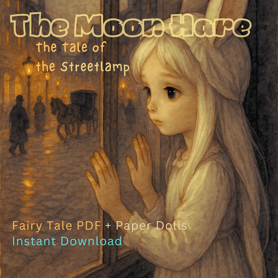 The Moon Hare, Digital Fairy Tale Book, Illustrated Story for Kids and ...