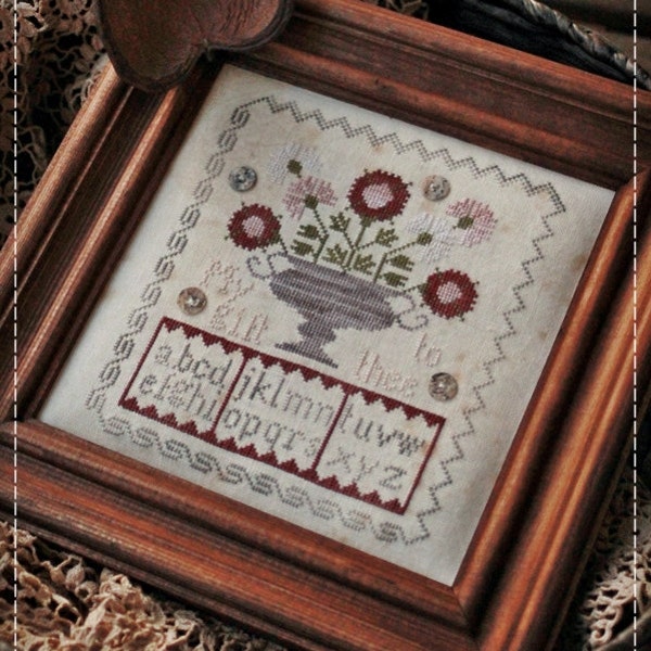 Threadwork Primitive Cross Stitch - Etsy