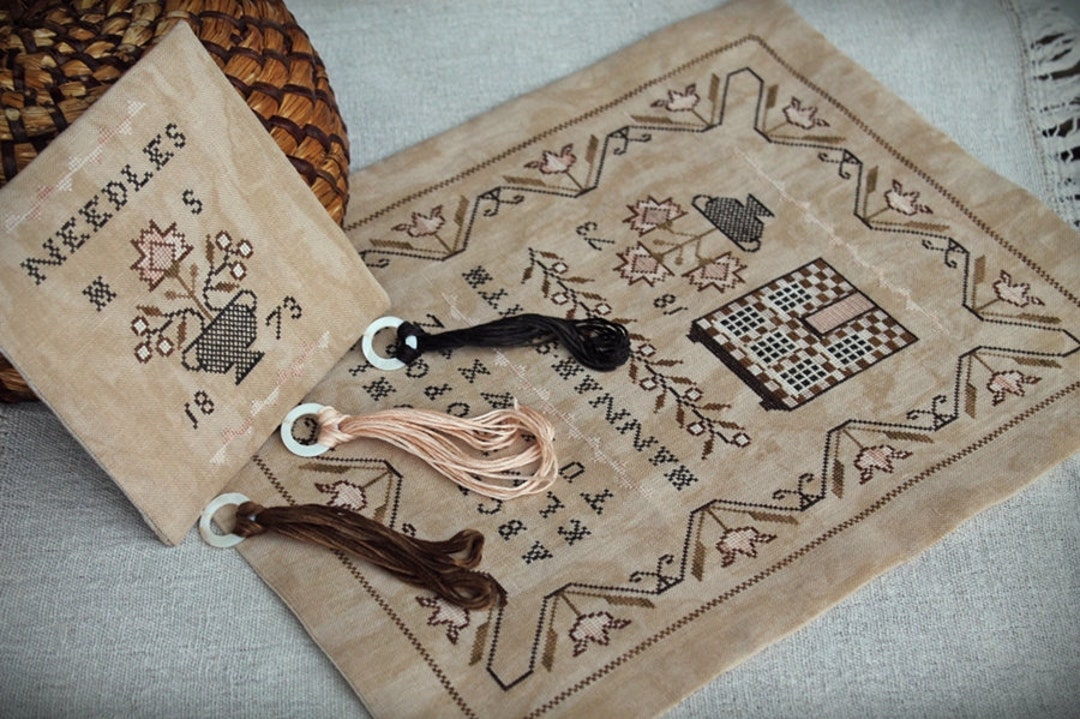 Hannah Smith Sampler / Primitive Sampler / Cross Stitch Pattern / PDF ...