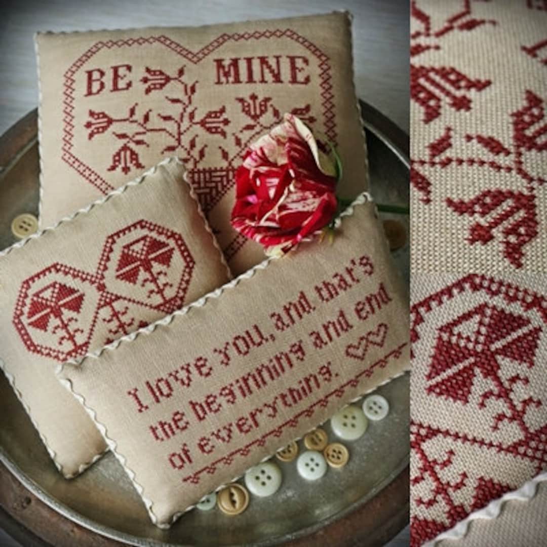 Valentine Hearts / Cross Stitch Pattern / PDF - Etsy