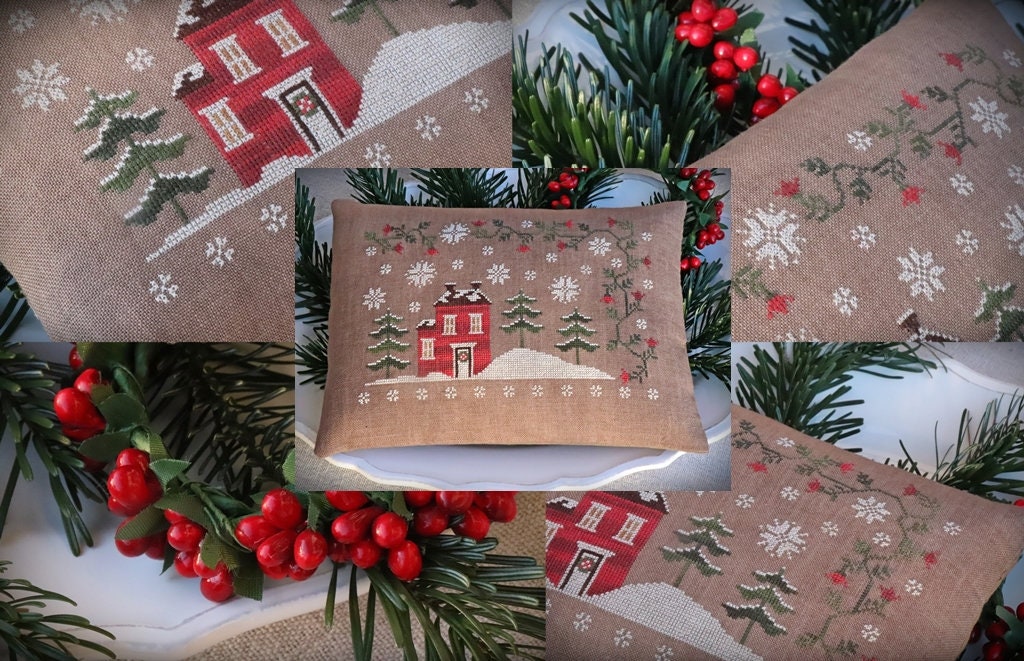 Farmhouse Christmas / Cross Stitch Pattern / PDF / Christmas - Etsy