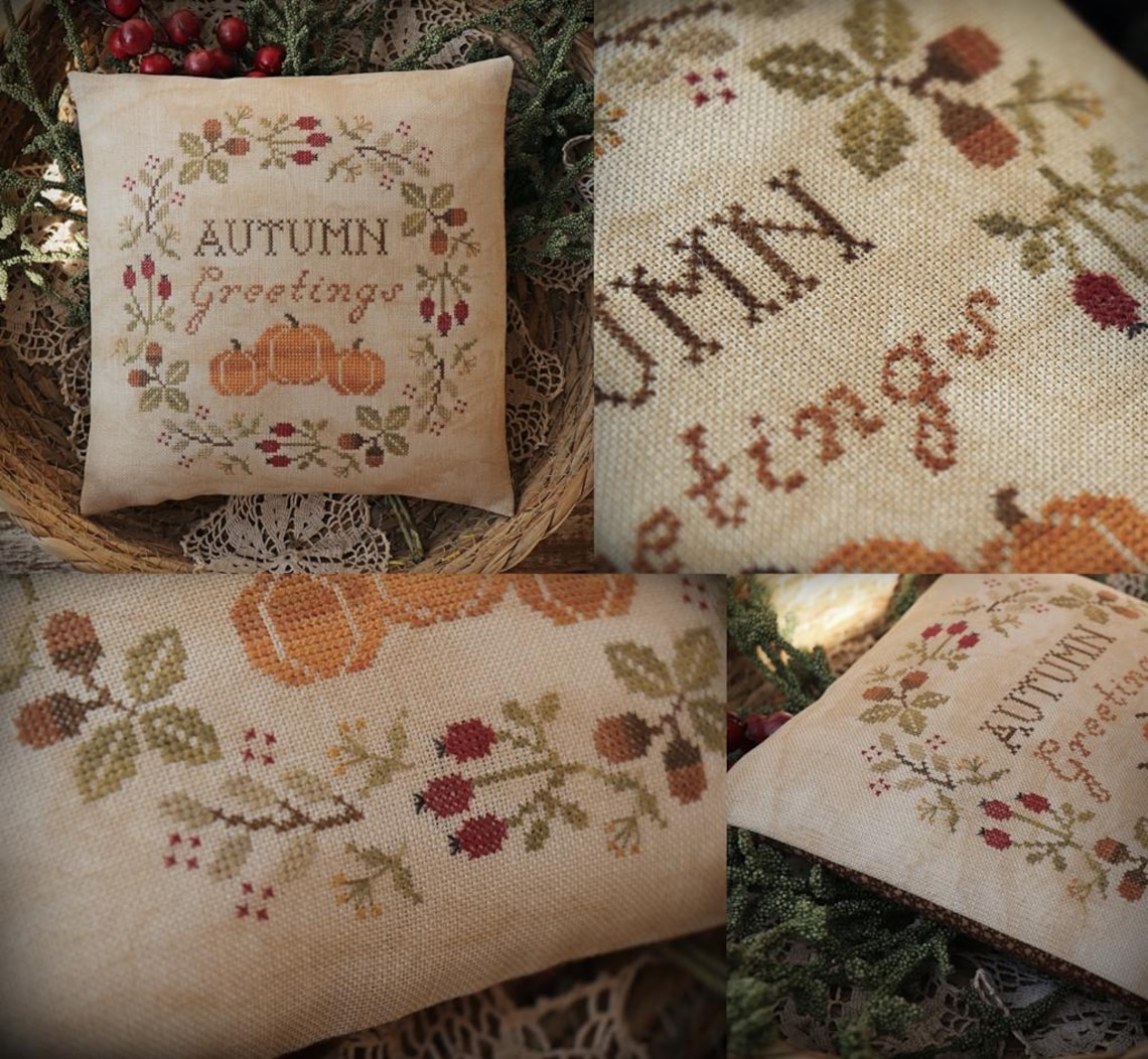Autumn Greetings / Cross Stitch Pattern / PDF - Etsy