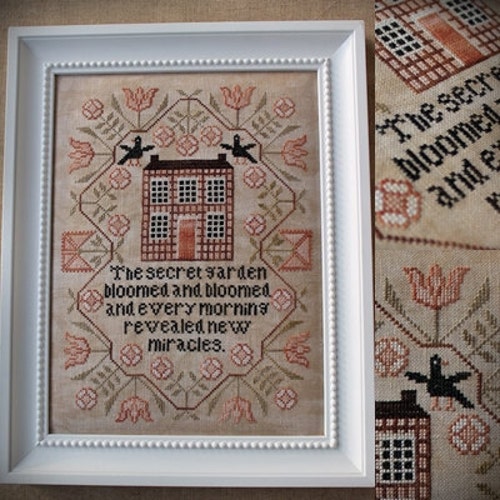 Acorn Gathering / Primitive Cross Stitch Pattern / PDF | Etsy