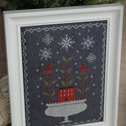 Acorn Gathering / Primitive Cross Stitch Pattern / PDF - Etsy