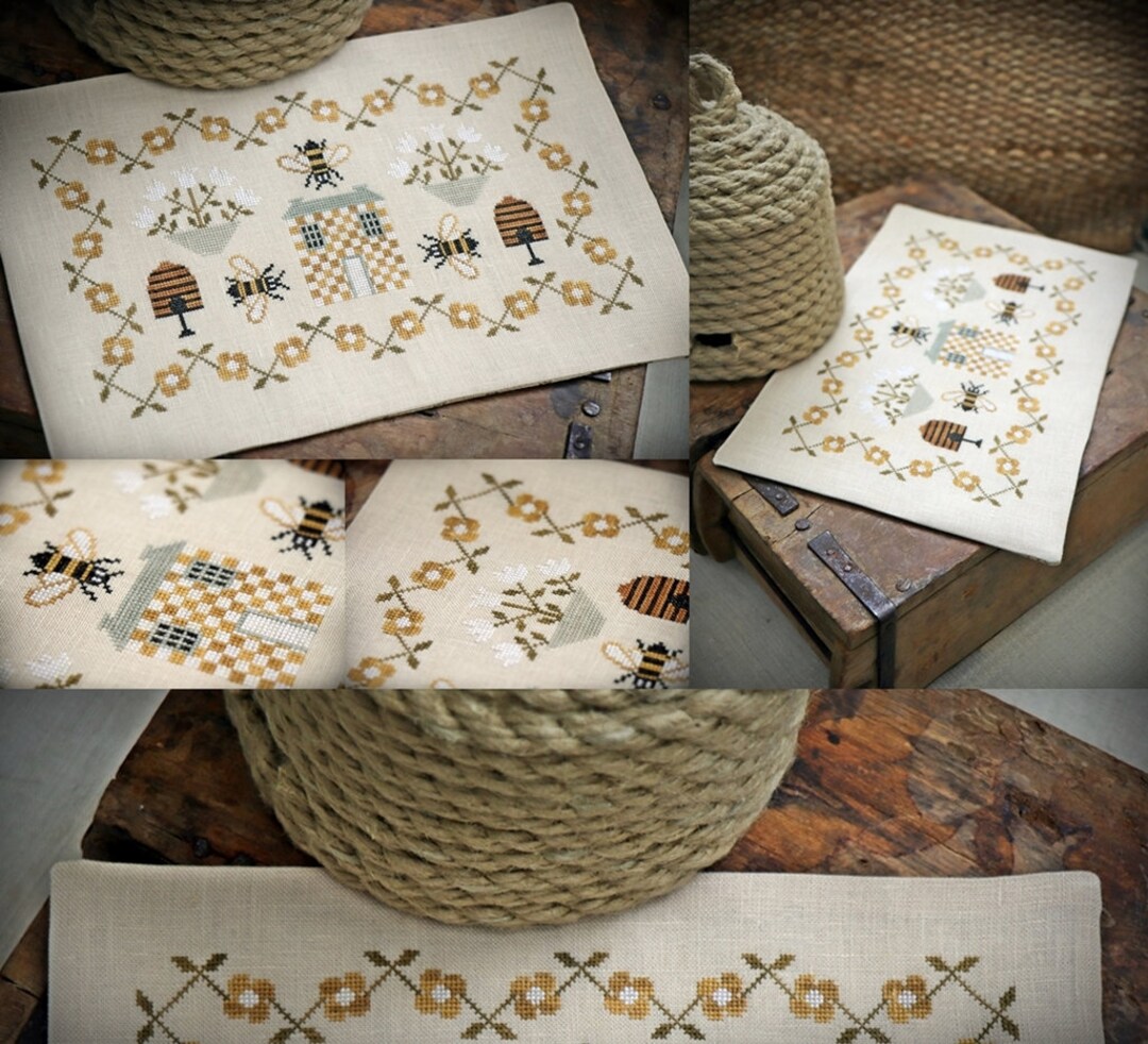Bee Home / Cross Stitch Pattern / PDF - Etsy
