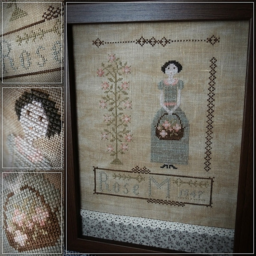 Rose M 1847 / Cross Stitch Pattern / PDF - Etsy