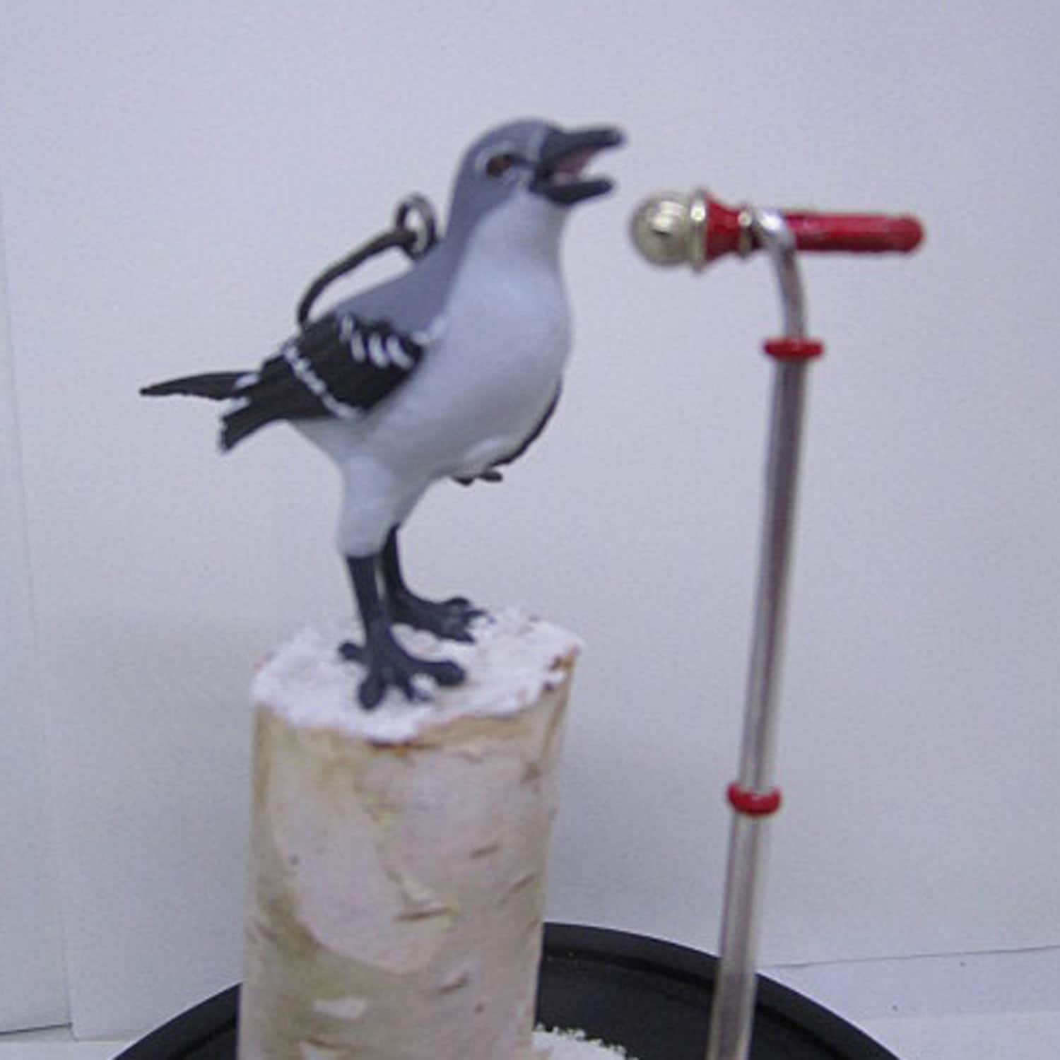 Mockingbird Ornament - Bird Ornament - Singer Ornament - Nature Ornament