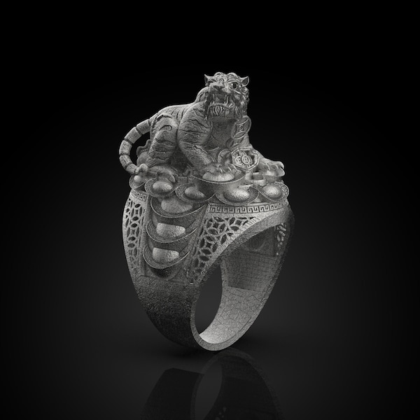 Tiger Ring - Etsy