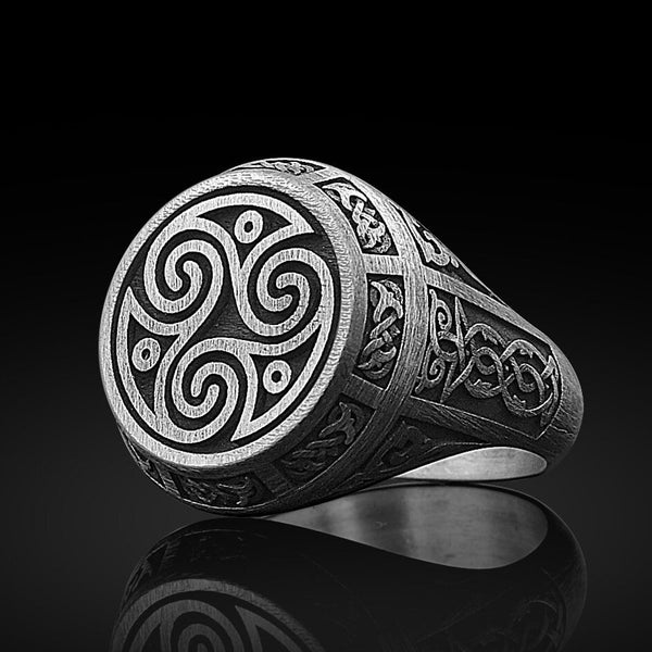 Mens Celtic Ring - Etsy
