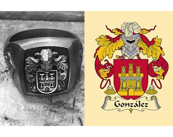 Sanchez Crest Ring - Etsy