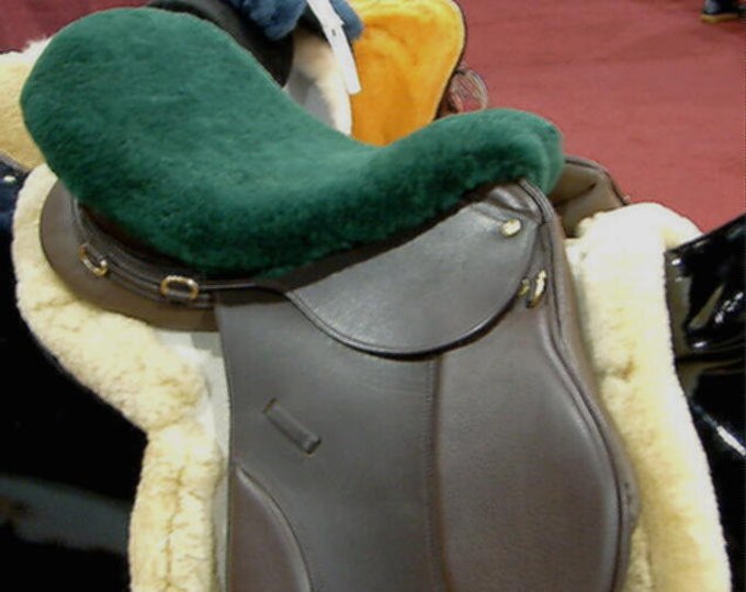 Western Saddle Wool Seat Cover, Fleece Saddle Seat Cover, Wool Saddle ...