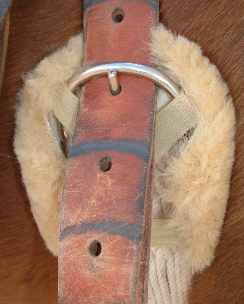 One Pair Australian Merino Sheepskin Cinch Ring Buckle or - Etsy