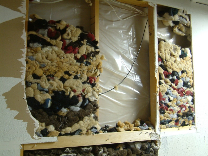 INSULATING Sheepskin Hide Wool Pieces for Home Workshop or - Etsy