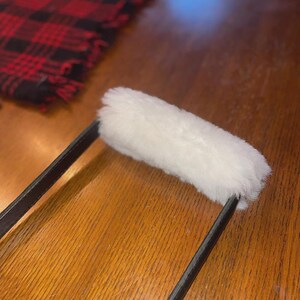 Just Merino Sheepskin HAND Grip Pad ONLY Genuine Wool Sheepskin Handle ...