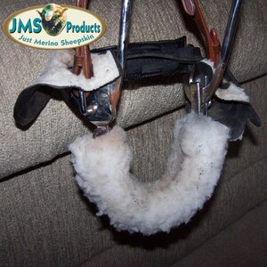 Just Merino Sheepskin Horse Bridle HACKAMORE Cover Made by JMS Products ...