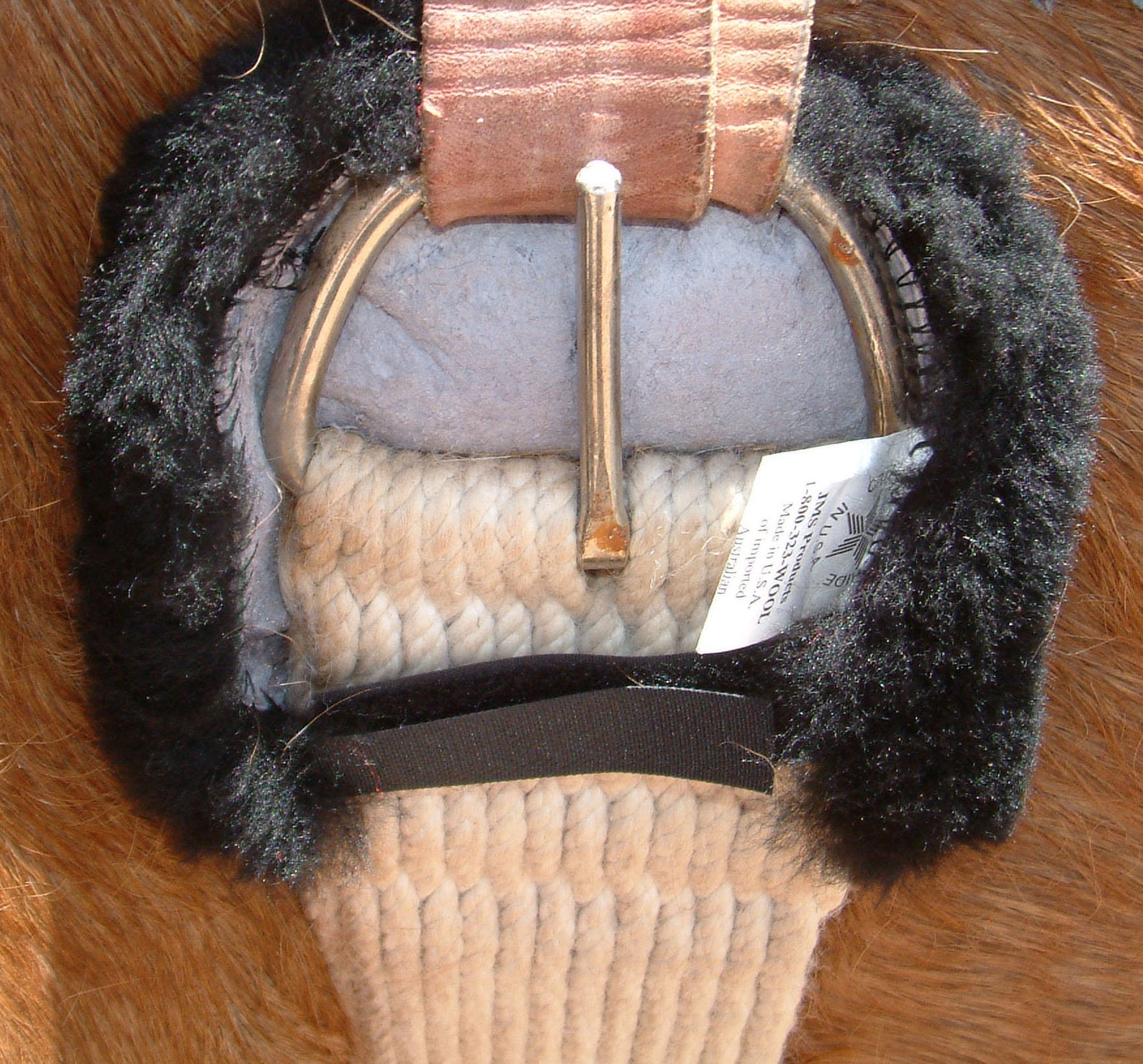 One Pair Australian Merino Sheepskin Cinch Ring Buckle or - Etsy