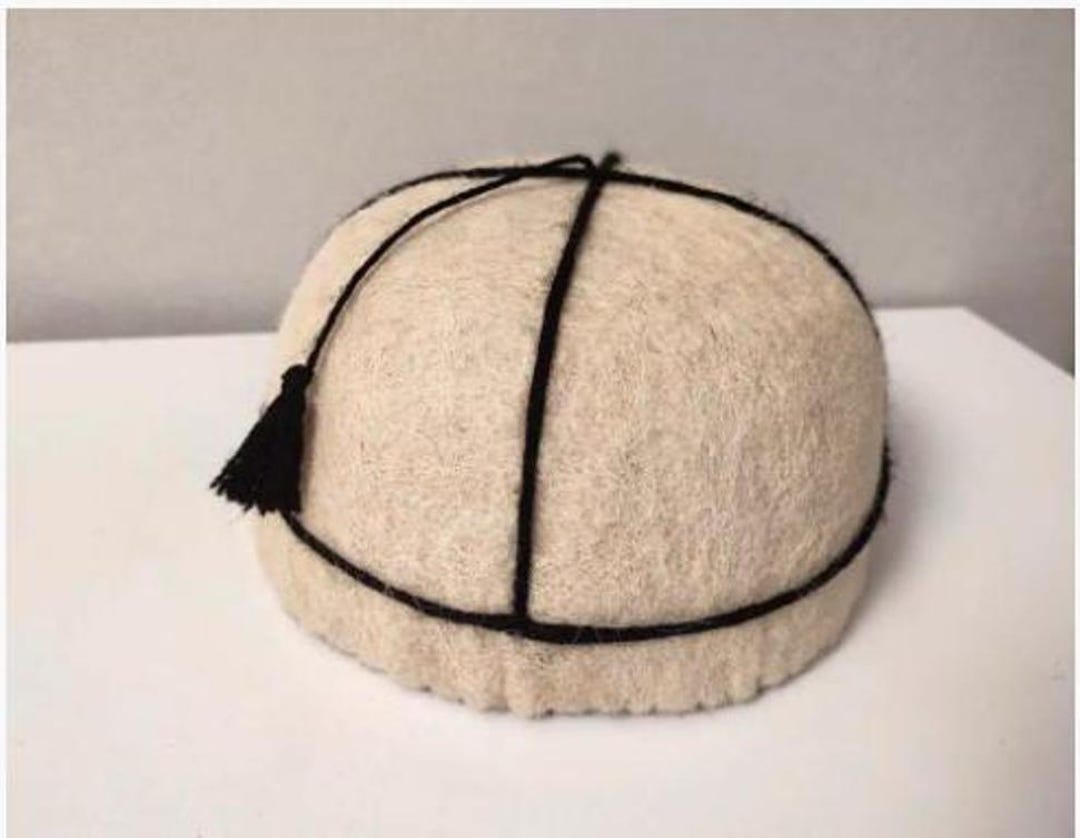 Traditional Svan Hat Georgia Svaneti Georgia Felt Cross Protect Wool ...