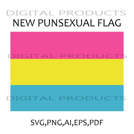 Punsexual Flag SVGPNG Punsexual Flag Pngvector Digital - Etsy