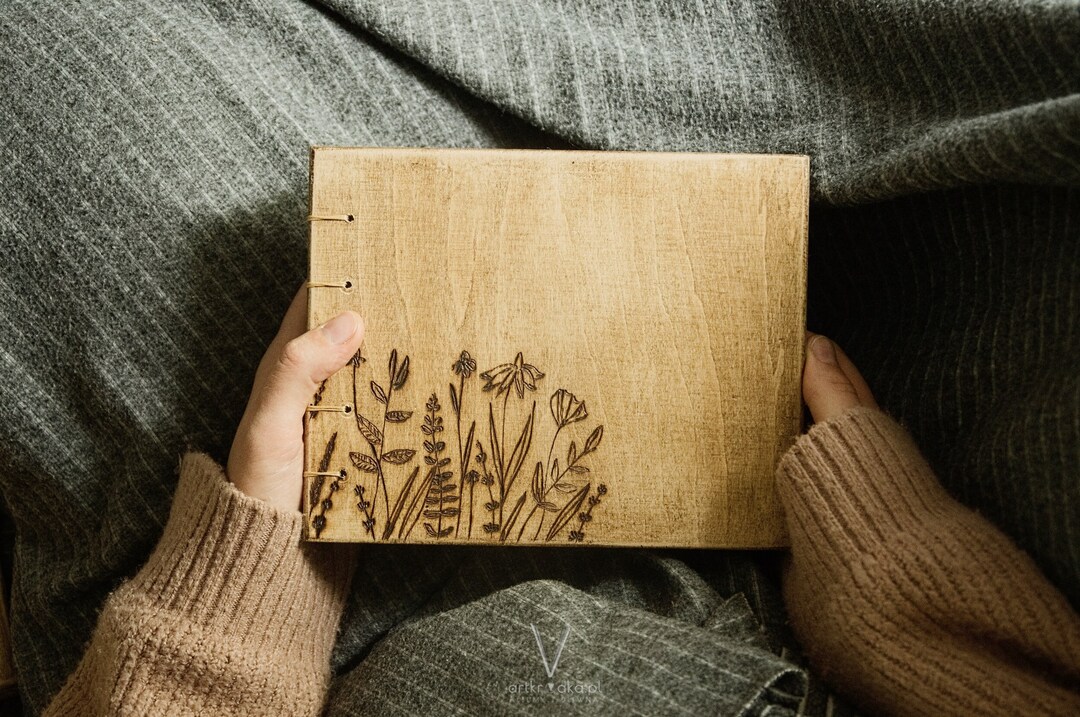 Custom Wooden Mini Album, Photo Album 4x5 5x7, Instax Wedding Guest ...