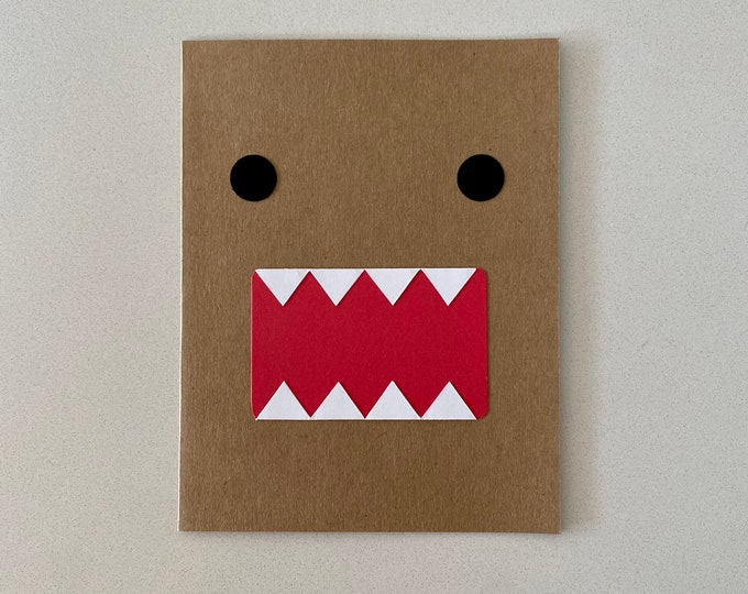 Domo Kun Character Sticker Sheet - Etsy