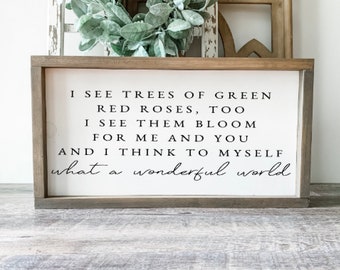 I See Trees of Green - Etsy