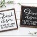 Stand Closer Bathroom Humor Sign, Funny Potty Humor, Restroom, Wooden ...