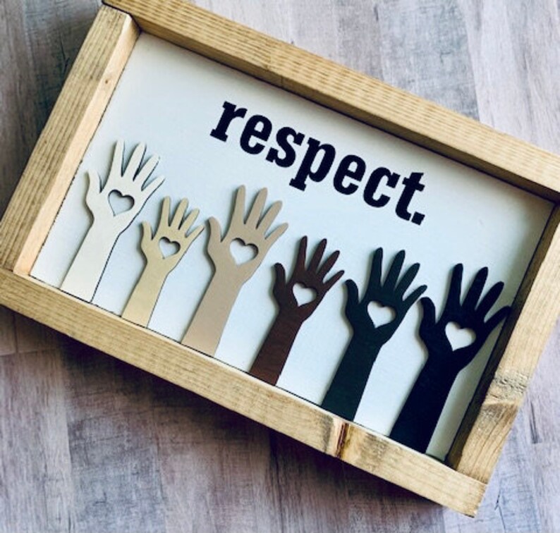 Acceptance Wood Wall Sign, Love, Rainbow, Pride, Human Rights, Together ...