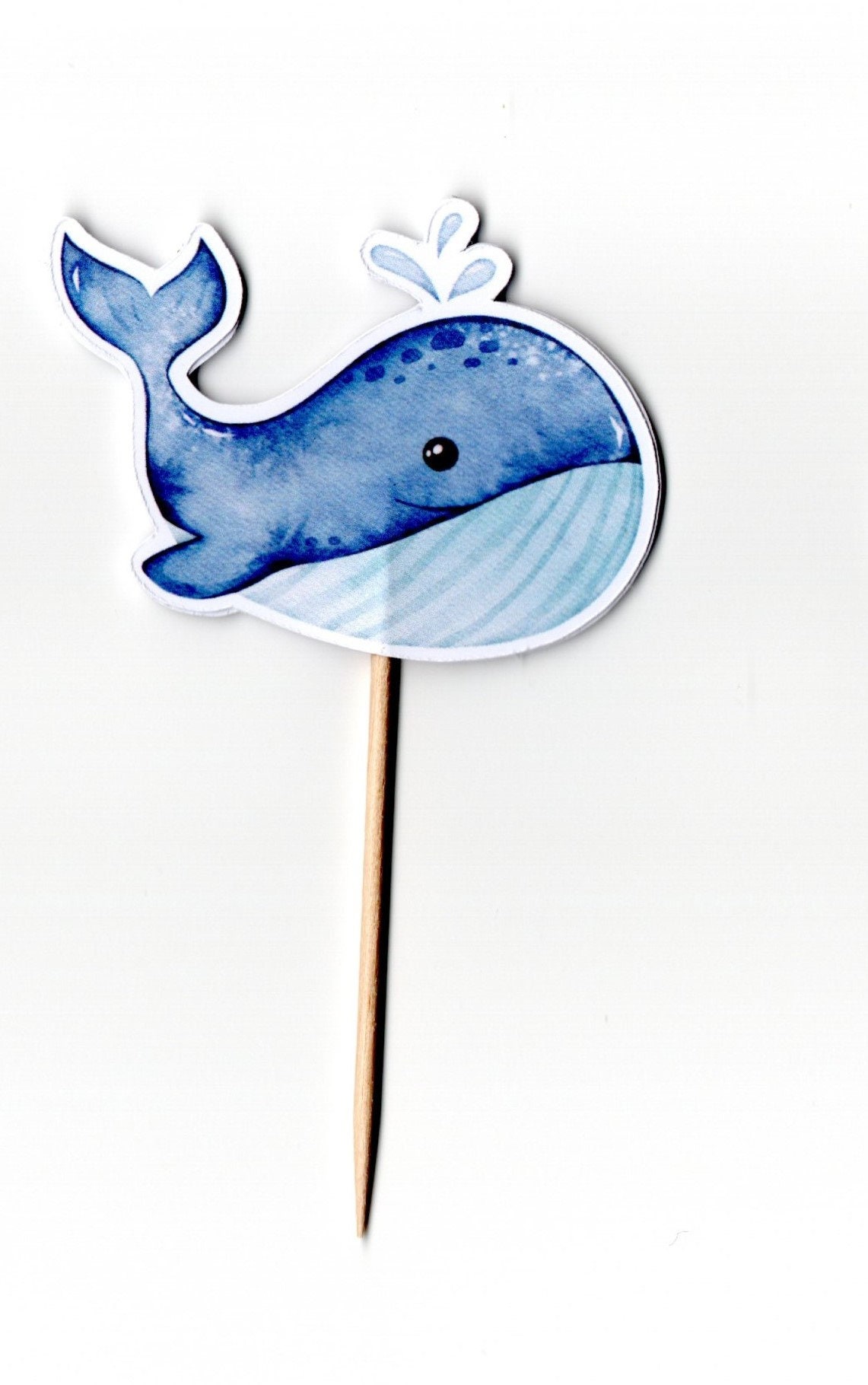 12 Whale Cupcake Toppers, Whale Party, Theme Birthday Decor, Whale ...