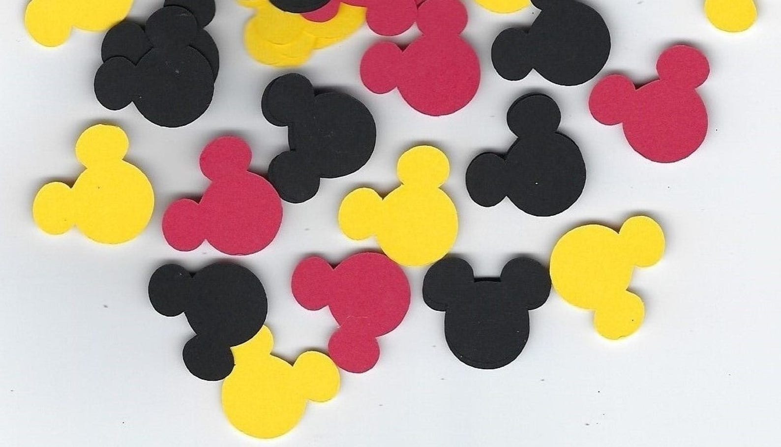 Mickey Mouse Confetti Mickey Mouse Birthday Mickey Mouse | Etsy