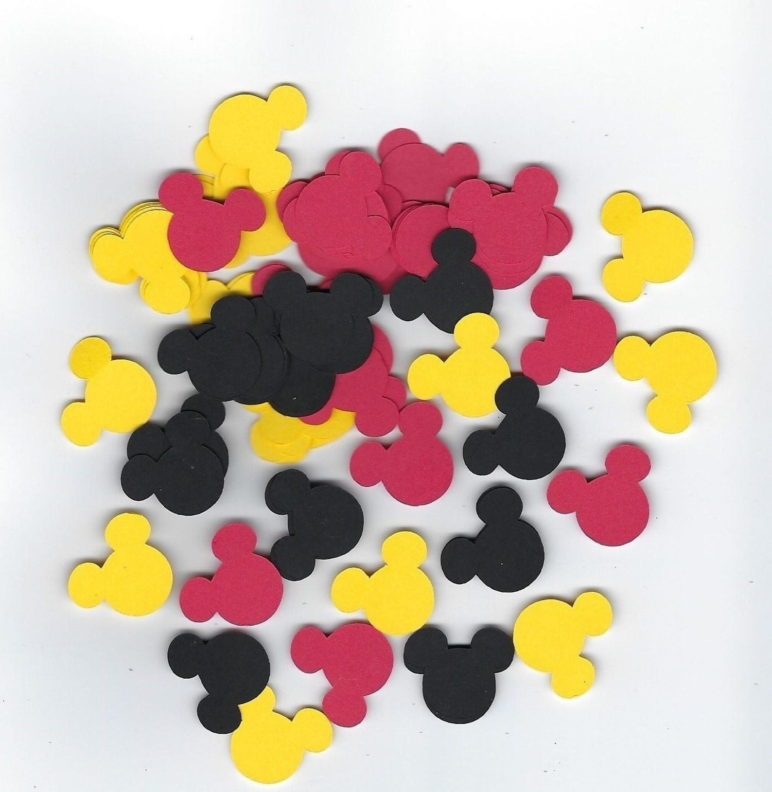 Mickey Mouse Confetti Mickey Mouse Birthday Mickey Mouse | Etsy