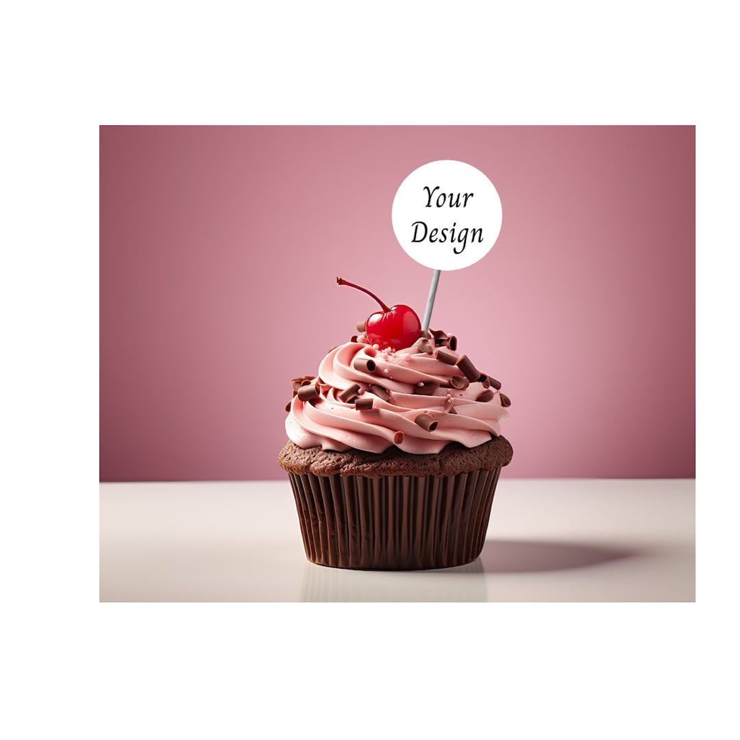 Custom Cupcake Toppers, Your Design Toppers, Theme Decor, Custom ...