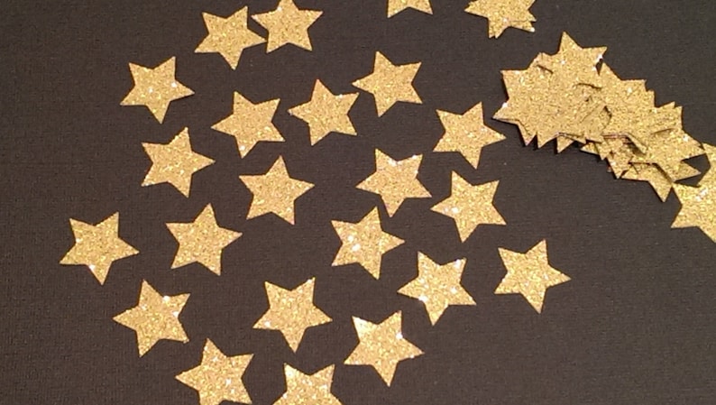 Gold Star Confetti | Glitter Confetti | Twinkle Twinkle Little Star ...